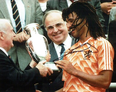Ruud GULLIT Signed Autograph 14x11 Photo 2 +RD COA Dutch Football ...