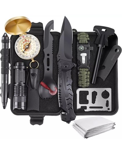 Survival Gear Kit: Cool Gadgets for Men, Camping, Hiking, and Disaster ...