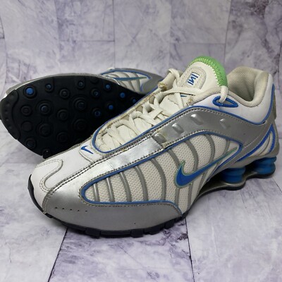 Nike Shox Turbo Silver Blue Women's Running Shoes 316719-143 Size 6.5 ...