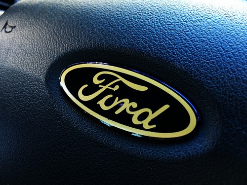 FORD STEERING WHEEL BADGE DECAL OVERLAY COMPATIBLE WITH BA-BF-FG-FGX ...