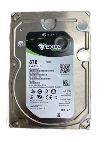 Seagate EXOS 7E8 8TB 3.5" SATA Internal Hard Drive 7200 RPM ...