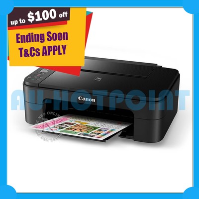 Canon TS3160-BK 3in1 Inkjet Wi-Fi MFP Printer+AirPrint+Rear Feeding *No ...