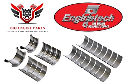 Chevy Sbc 265 283 327 Small Journal Crank Enginetech Rod And Main ...