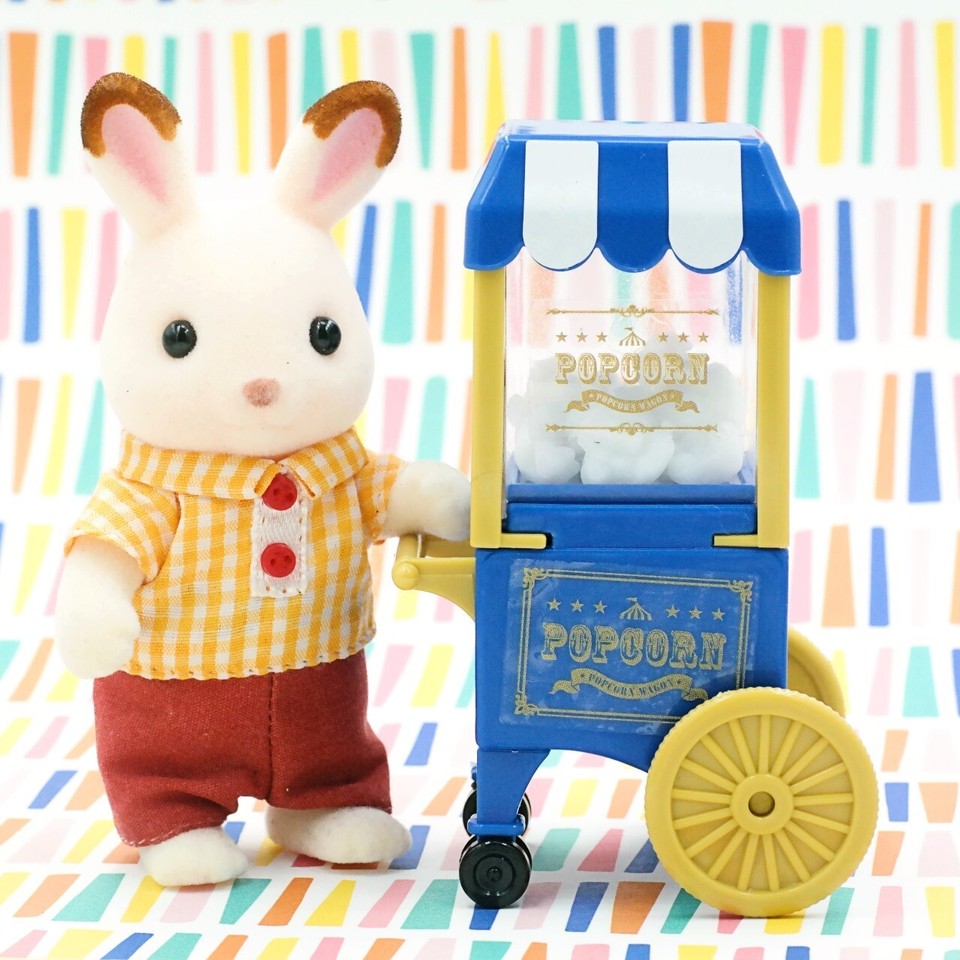 Japanese Surprise Egg Calico Critter Popcorn Cart Fidget Toy 1 Random ...