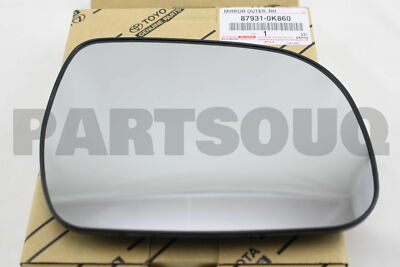 879310K860 Genuine Toyota OUTER MIRROR, RH 87931-0K860 | eBay
