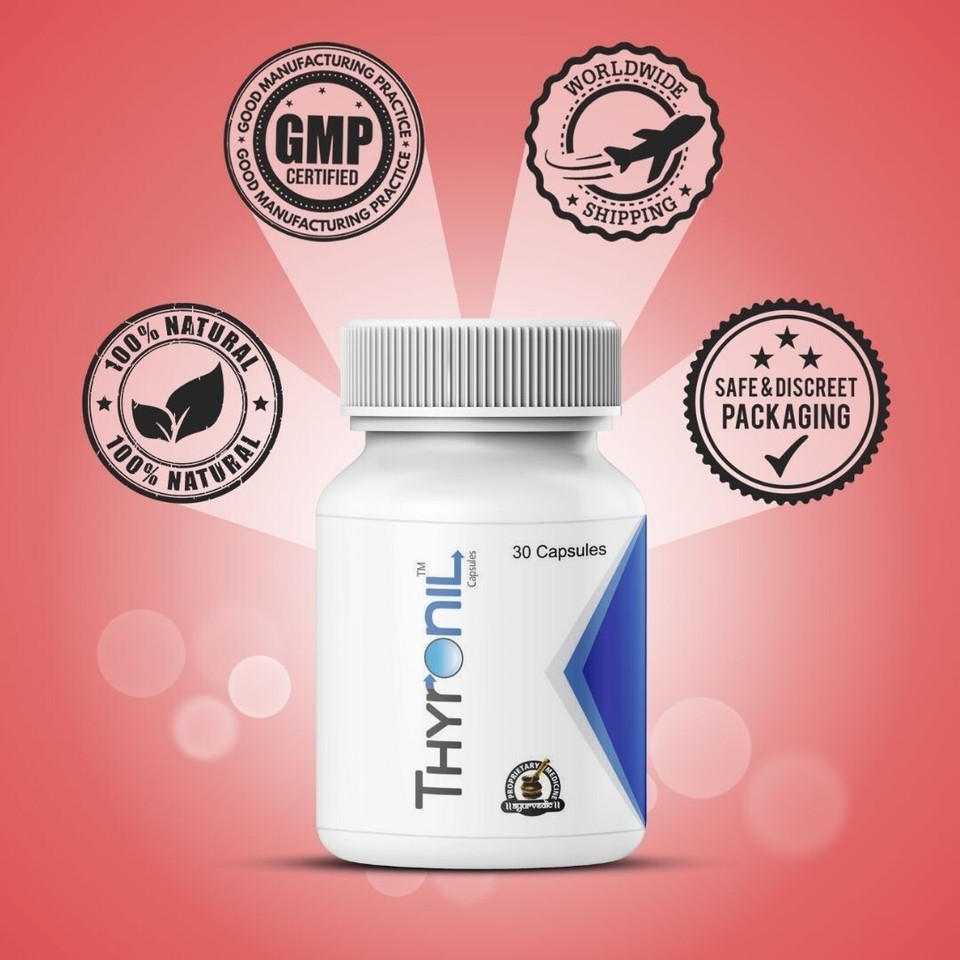 Thyronil Capsules - Natural Herbal Supplement for Thyroid Health ...