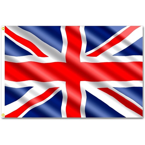 Large Union Jack Flag 5ft x 3ft (150cm x 90cm) Great Britain National ...