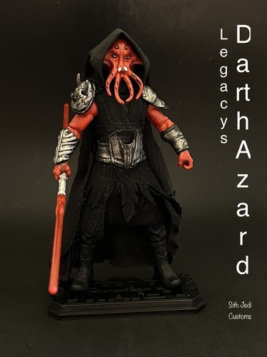 STAR WARS CUSTOM LEGACY'S DARTH AZARD 3.75 Vintage Collection | eBay