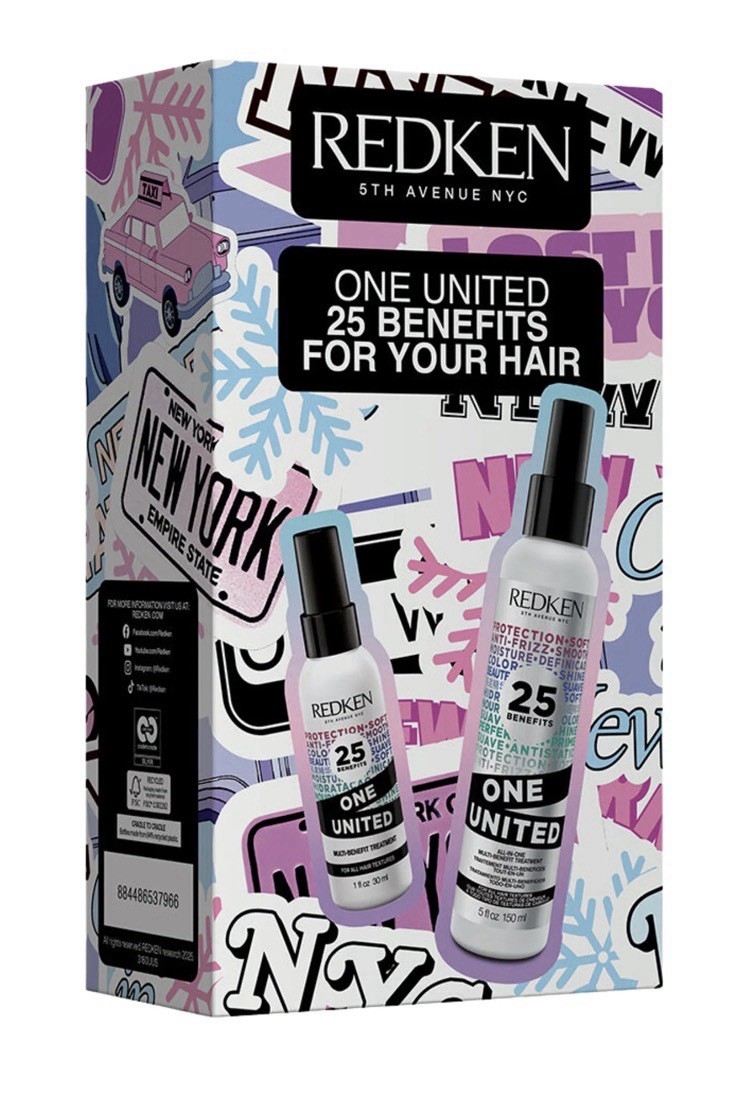 REDKEN - ONE UNITED HOLIDAY GIFT KIT Multi-benefit Treatment | eBay