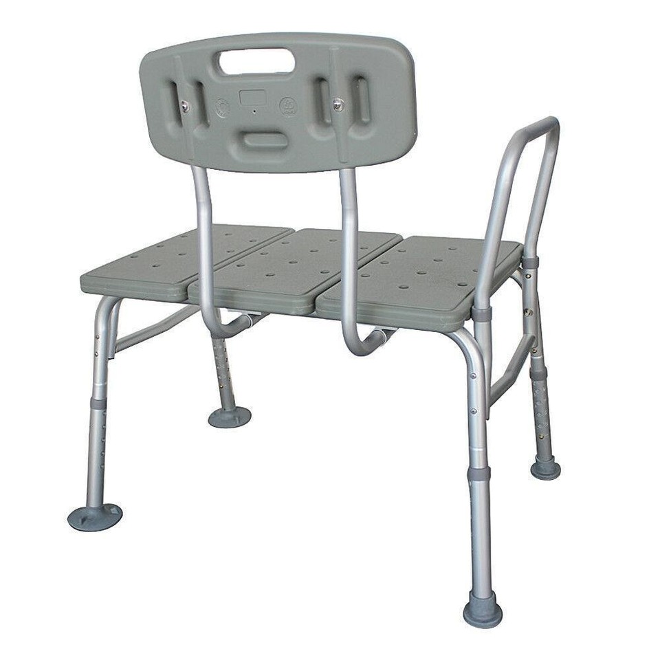Tub Transfer Bench - Shower Chair Transfer Bench with Height Adjustable ...