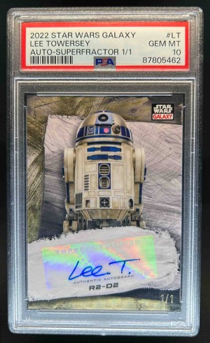 2022 Topps Chrome Star Wars Galaxy Lee Towersey Auto SuperFractor #1/1 ...