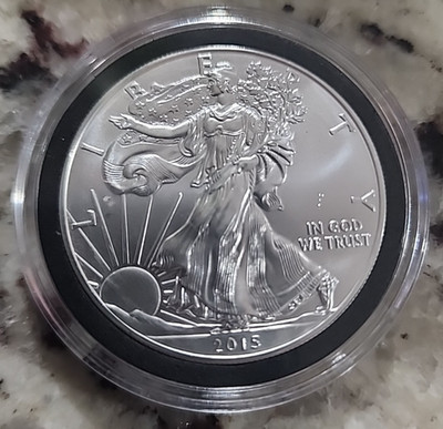 2015 American Silver Eagle Uncirculated 1oz .999 Fine Silver (D-16) | eBay