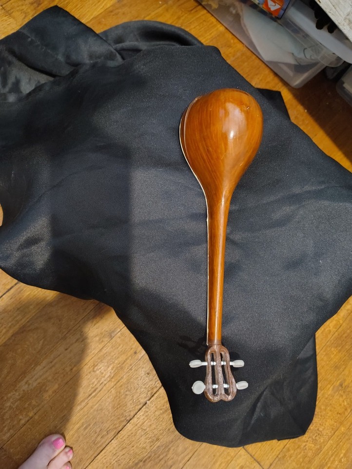 Rare Vintage GREEK BOUZOUKI Mandolin Music Box VERY GOOD CONDITION ...