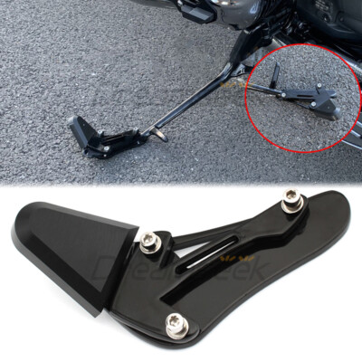 Black Kickstand Enlarge Pad Support for BMW R18 2020+ Side Stand Plate ...