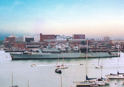 HMS GLAMORGAN - 1982 - LIMITED EDITION ART (25) | eBay UK