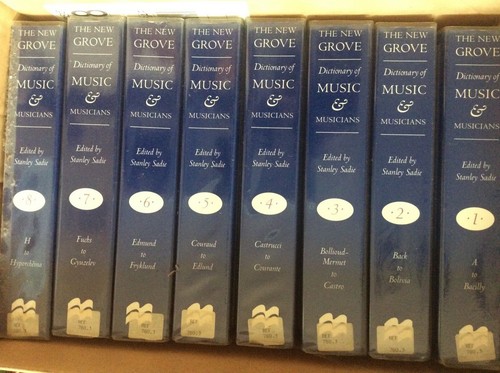 The Grove Dictionary of music and Musicians.Paperback, Volume1-20 Pick ...