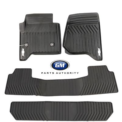 2015-2020 Chevrolet Suburban All Weather Floor Mat Pkg Set Front 2nd ...