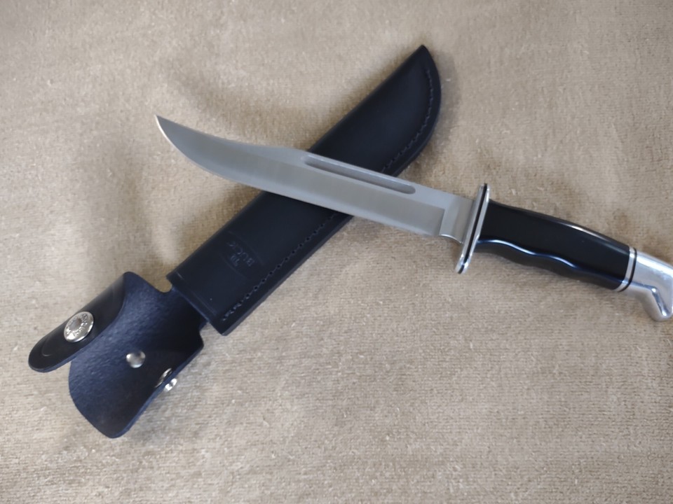 Buck 120 General Pro Line Knife with Leather Sheath Unsharpened Unused ...