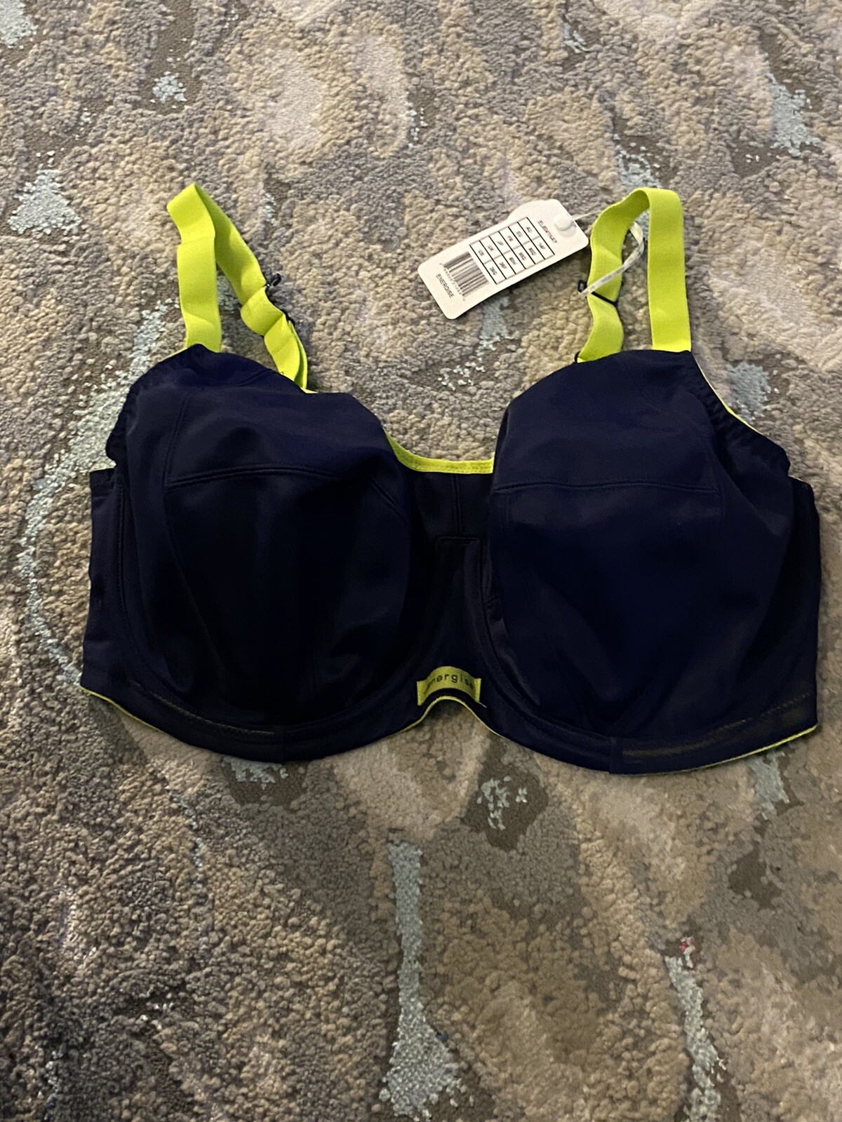 ELOMI ENERGISE HIGH IMPACT UNDERWIRE SPORTS BRA STYLE 8041 36G US/36F ...