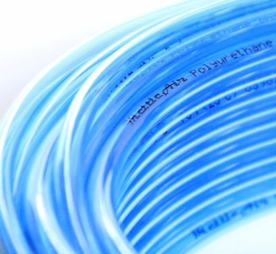 1pc PU Polyurethane Tubing 12 mm OD CLEAR BLUE 30 m (98 ft) MettleAir ...