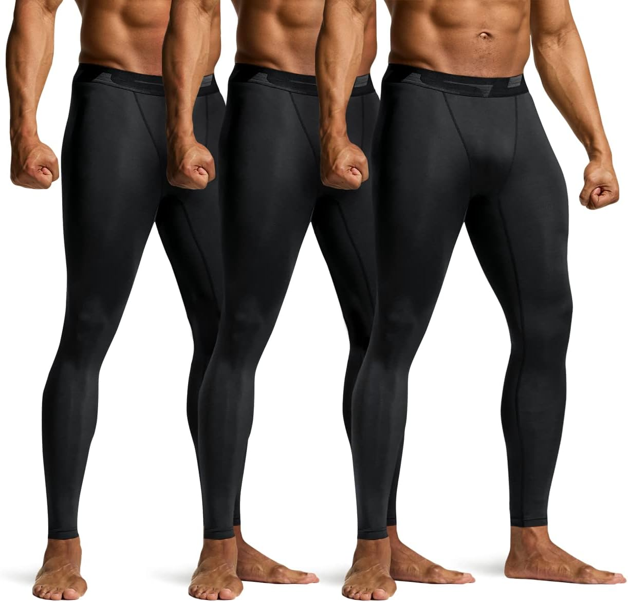 Men'S Compression Pants, Cool Dry Athletic Workout Running Tights ...
