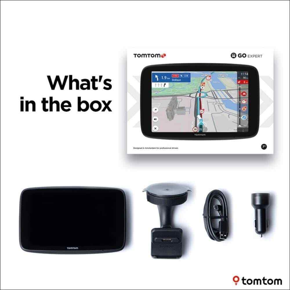 TomTom 5" Truck Sat Nav GO Expert WiFi GPS Navigation+World Maps (1YB5 ...