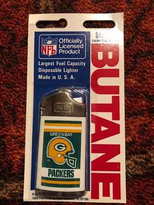 Vintage Green Bay Packers Lighter NFL 1980s NOS | eBay