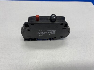 Allen Bradley 1492-GH002 breaker DIN rail mount 0.2 amps | eBay