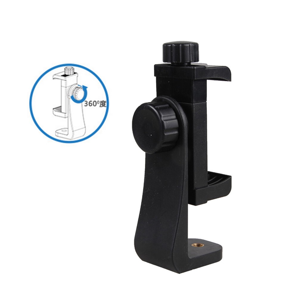 Smartphone Tripod Mount Adapter Phone Clipper Holder Vertical ...
