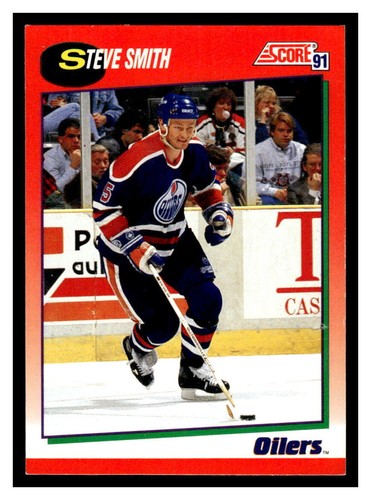 1991 Score Canadian English #11 Steve Smith - Edmonton Oilers | eBay