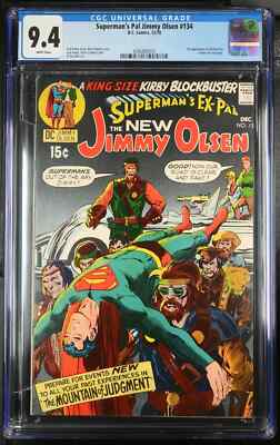 Superman's Pal Jimmy Olsen #134 CGC 9.4 DC 1970 1st Darkseid! White! Q5 ...