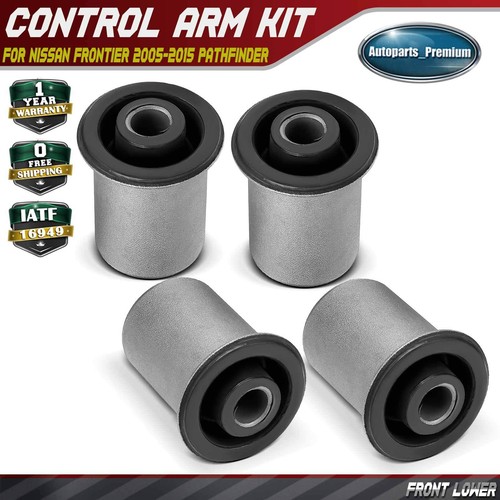 4x Front Lower Control Arm Bushing Kit for Nissan Frontier 2005-2015 ...