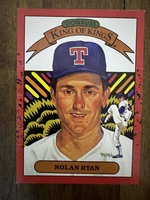 🔥1989 Leaf Donruss Nolan Ryan Diamond Kings HOLY GRAIL ERROR Card🔥 | eBay
