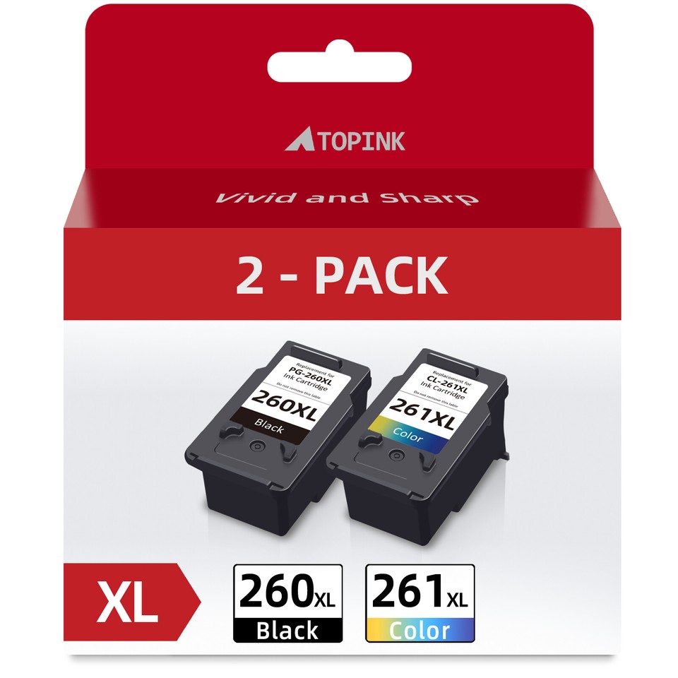 PG-260 XL CL-261 XL Ink Printer Cartridge for Canon PIXMA TS5320 TS6420 ...