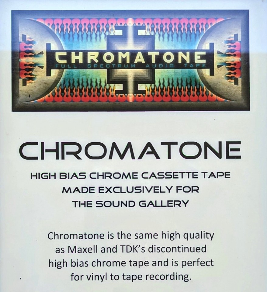 (QTY 10) NEW High Bias Cassette Tapes CHROMATONE Brand Time 90 Min. New ...