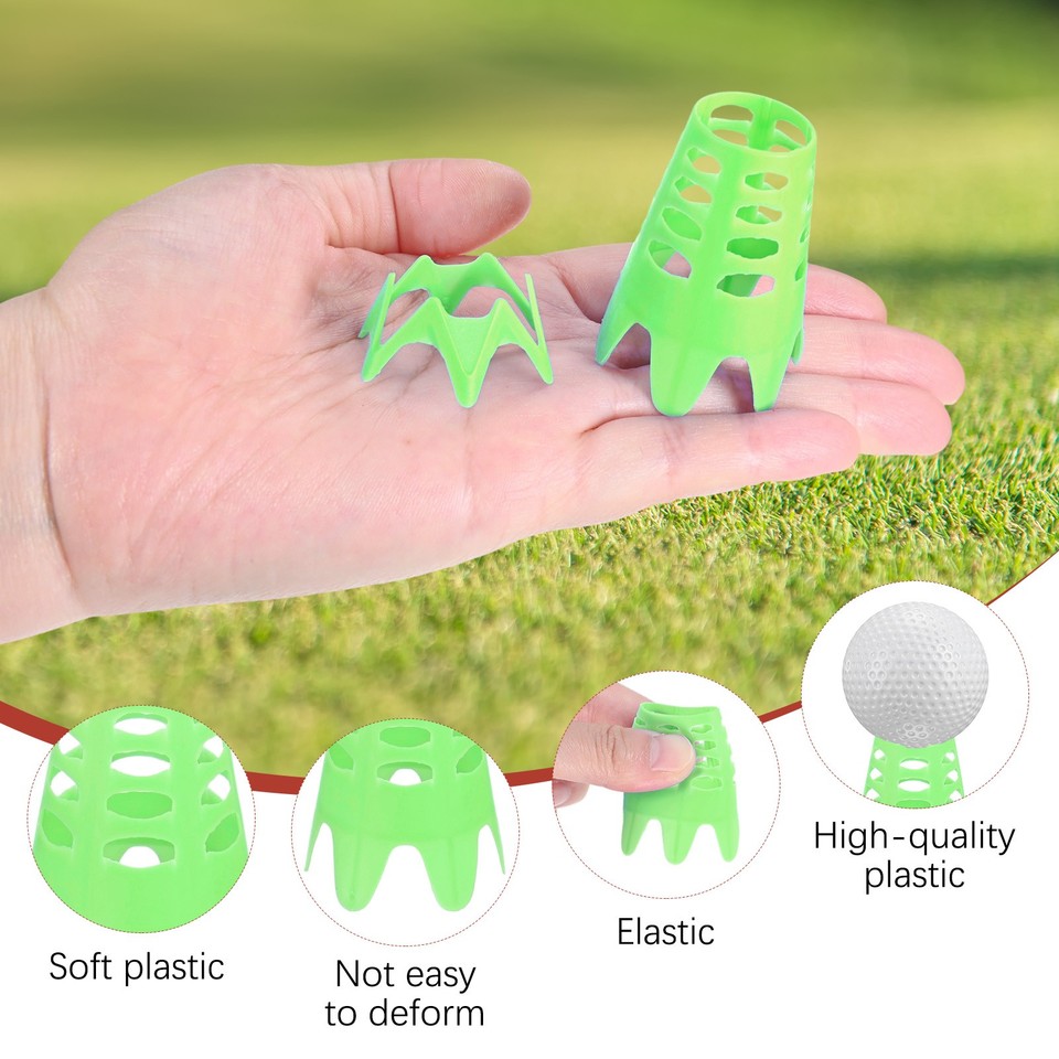 Golf Simulator Tees [30PCS] - Plastic Golf Tees Use for Home - [Green ...