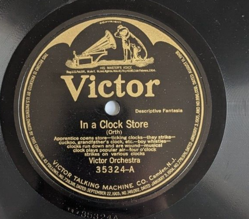 In a Clock Store / A Hunt in the Black Forest Victor Orchestra Victor ...