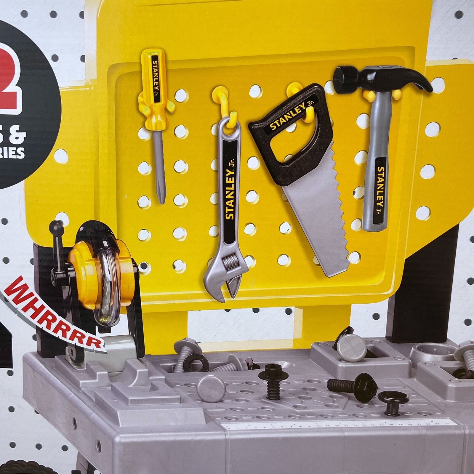 Stanley Jr. Workbench Playset Mega Power N' Play 52 Toy Tools ...