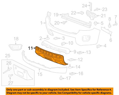 Chevrolet GM OEM 15-16 Colorado Front Lower Bumper-Spoiler Chin Lip ...