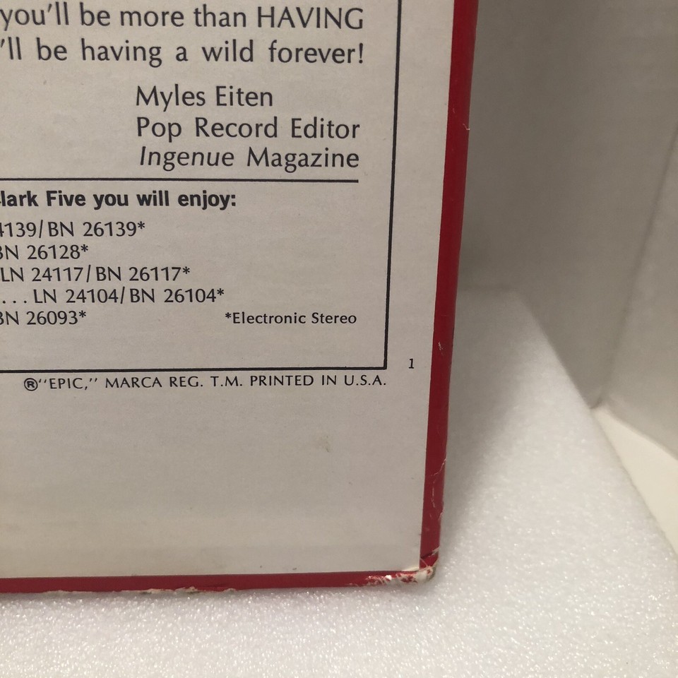 The Dave Clark Five ‎Having A Wild Weekend Promo White Label Vinyl 1965 ...