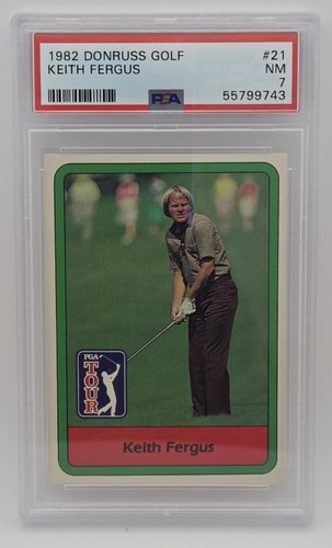 1982 Donruss Golf Keith Fergus #21 PSA NM 7 | eBay