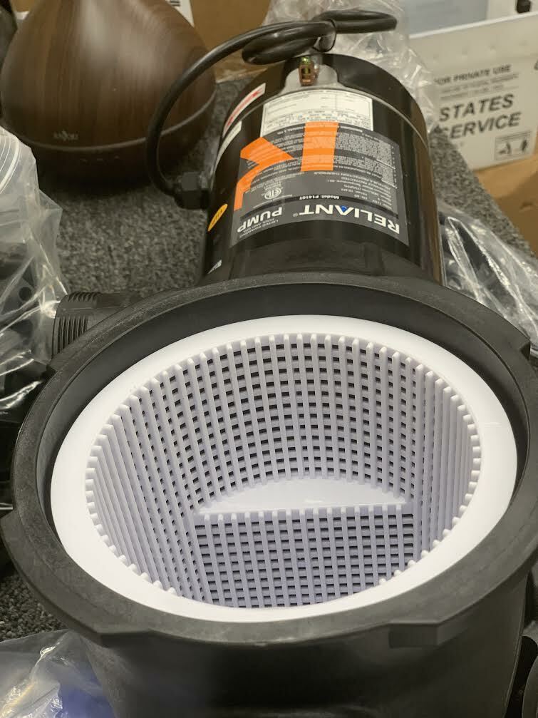 1 HP ABOVE GROUND POOL PUMP RELIANT P/N RS4G24213L MODEL # P1410 for ...