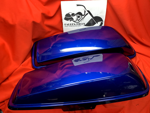 GENUINE 14-20 HARLEY-DAVIDSON TOURING SADDLEBAG LIDS 90200411 90200413 ...