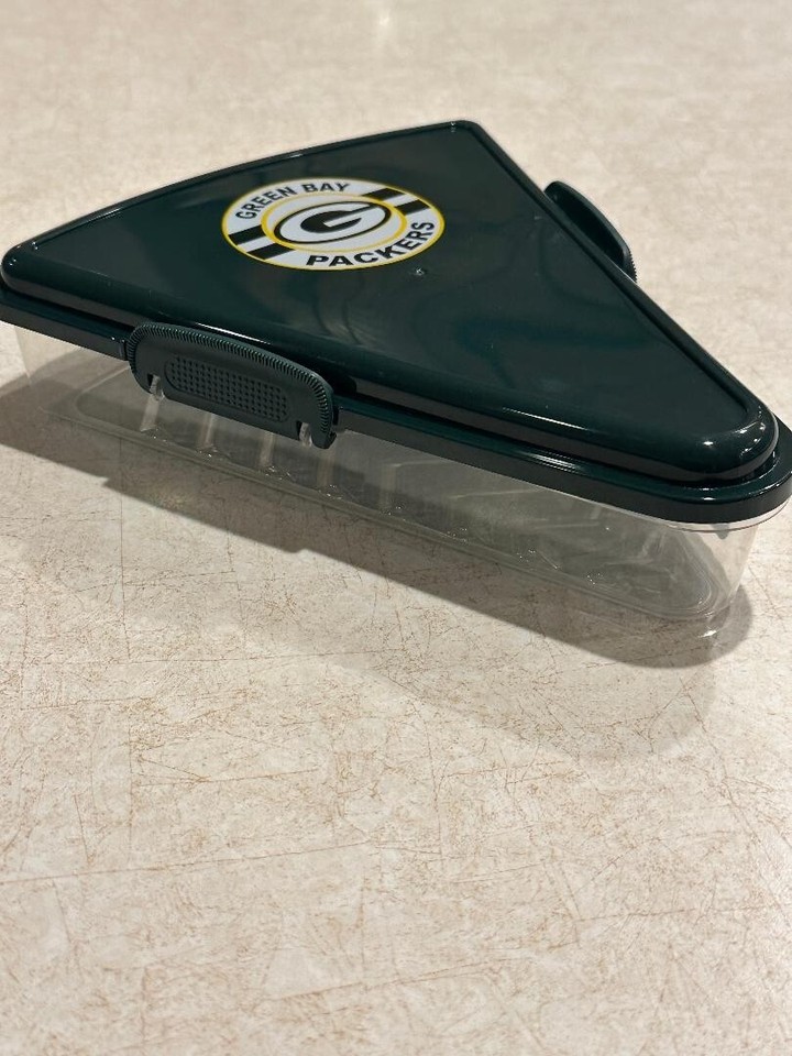 New Green Bay Packers Official NFL Pizza Slice keeper box leftover ...