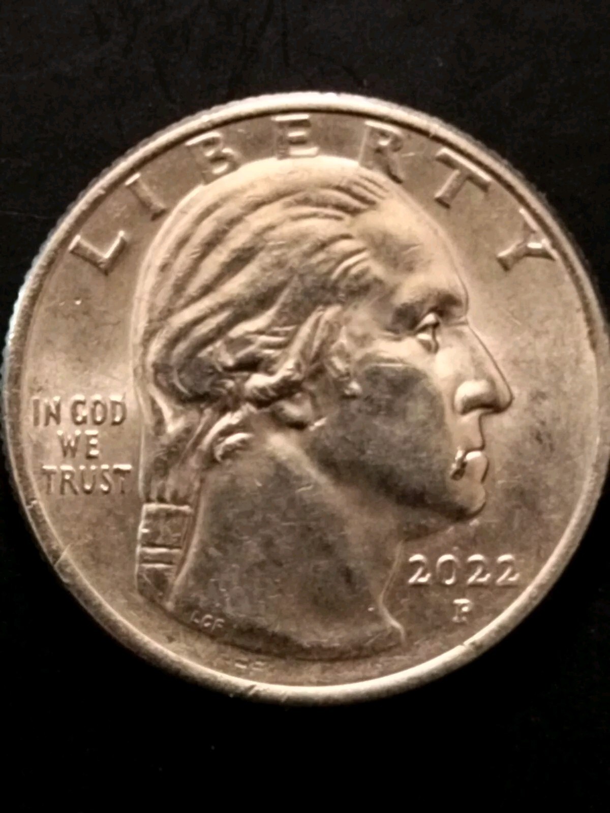 2022 D "Maya Angelou" Washington Quarter- MULTIPLE ERROR -"Drooling ...