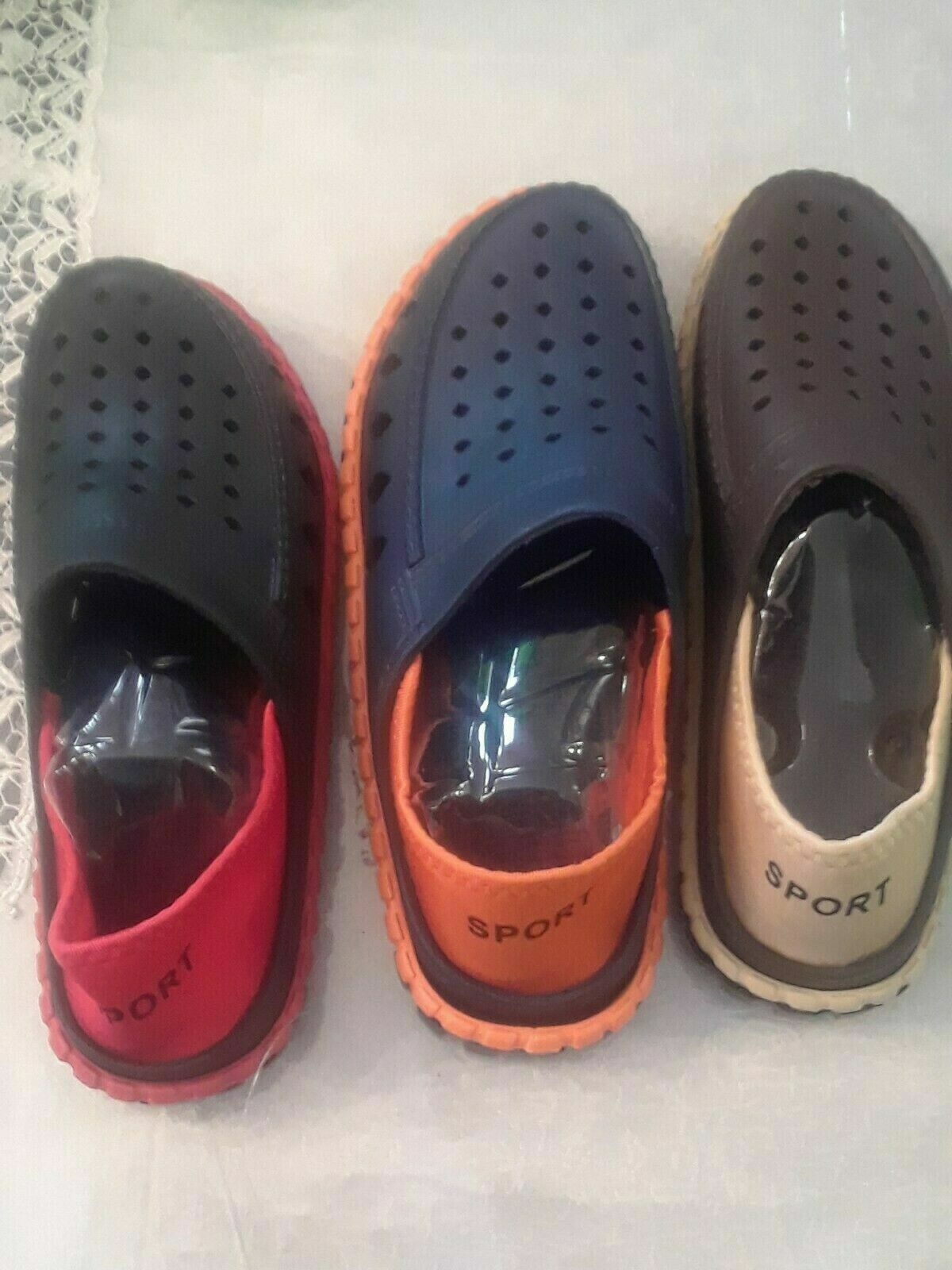 NEW mens mesh beach shower clogs slip-on sandals | eBay