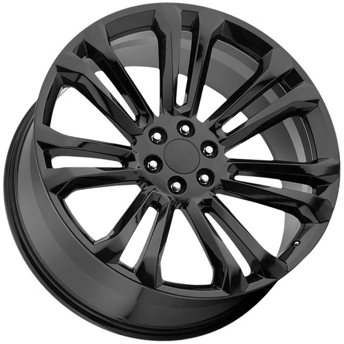 Replica 1 RP08 GM Accessory 22x9 6x5.5" +24mm Gloss Black Wheel Rim 22 ...