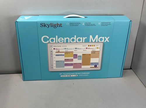 Skylight Calendar Max 27 Inch Touchscreen Smart Calendar- Natural ...
