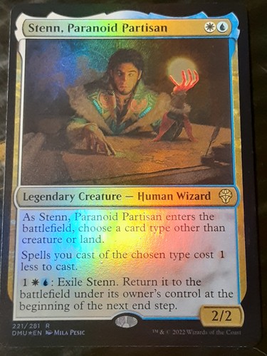 Stenn Paranoid Partisan FOIL , Dominaria United ,NM,MTG,FREE SHIPPING ...