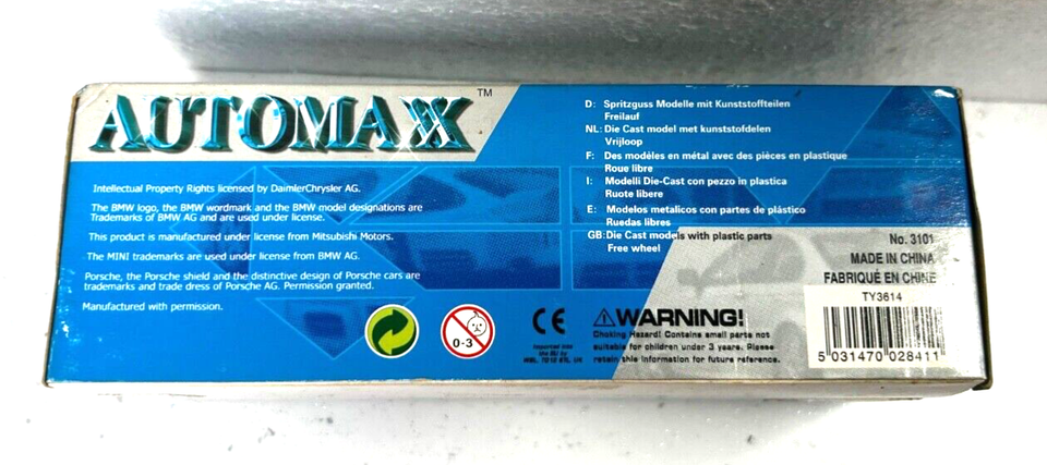 Automax Police 3 Vehicle and Figure Set - Diecast Metal - 1:72 Scale ...